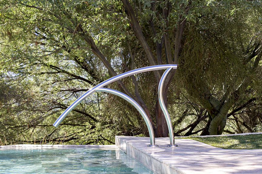 Designer Pool Rails & Ladders from Inter-Fab & S.R. Smith