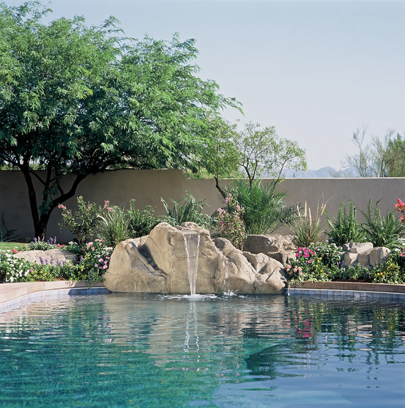 Backyard Centerpieces: Pool Waterfalls: Pool Equipment and Supply